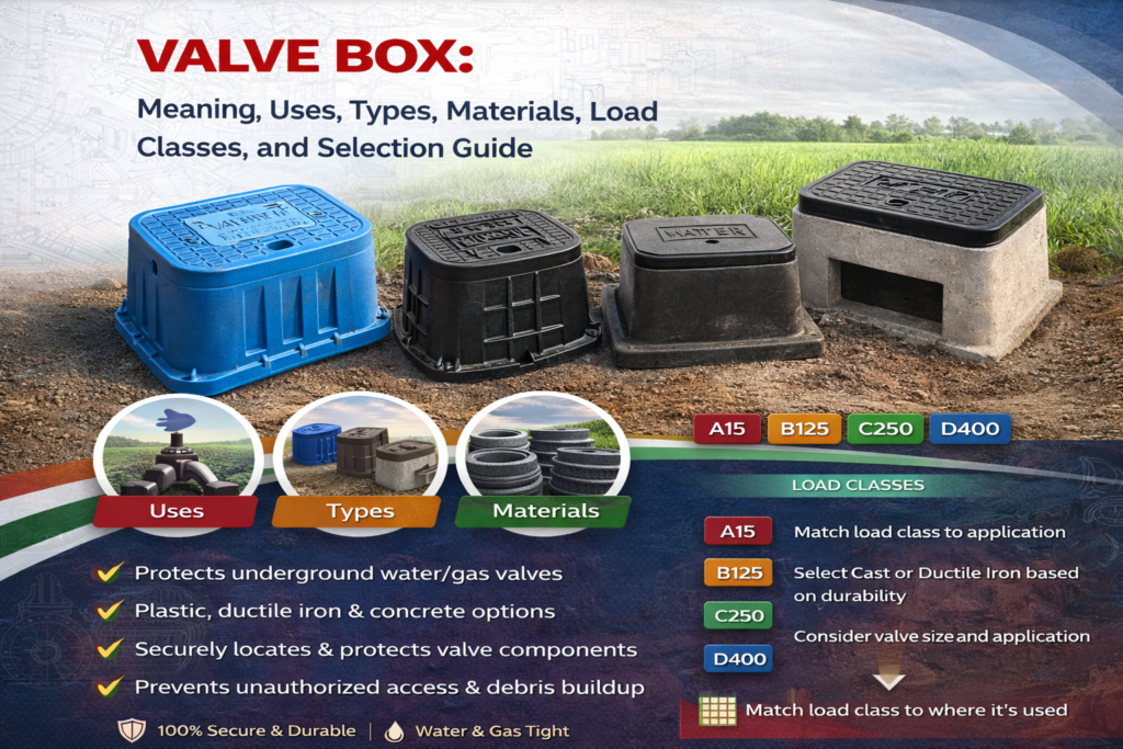 Valve Box: Meaning, Uses, Types, Materials, Load Classes, and Selection ...